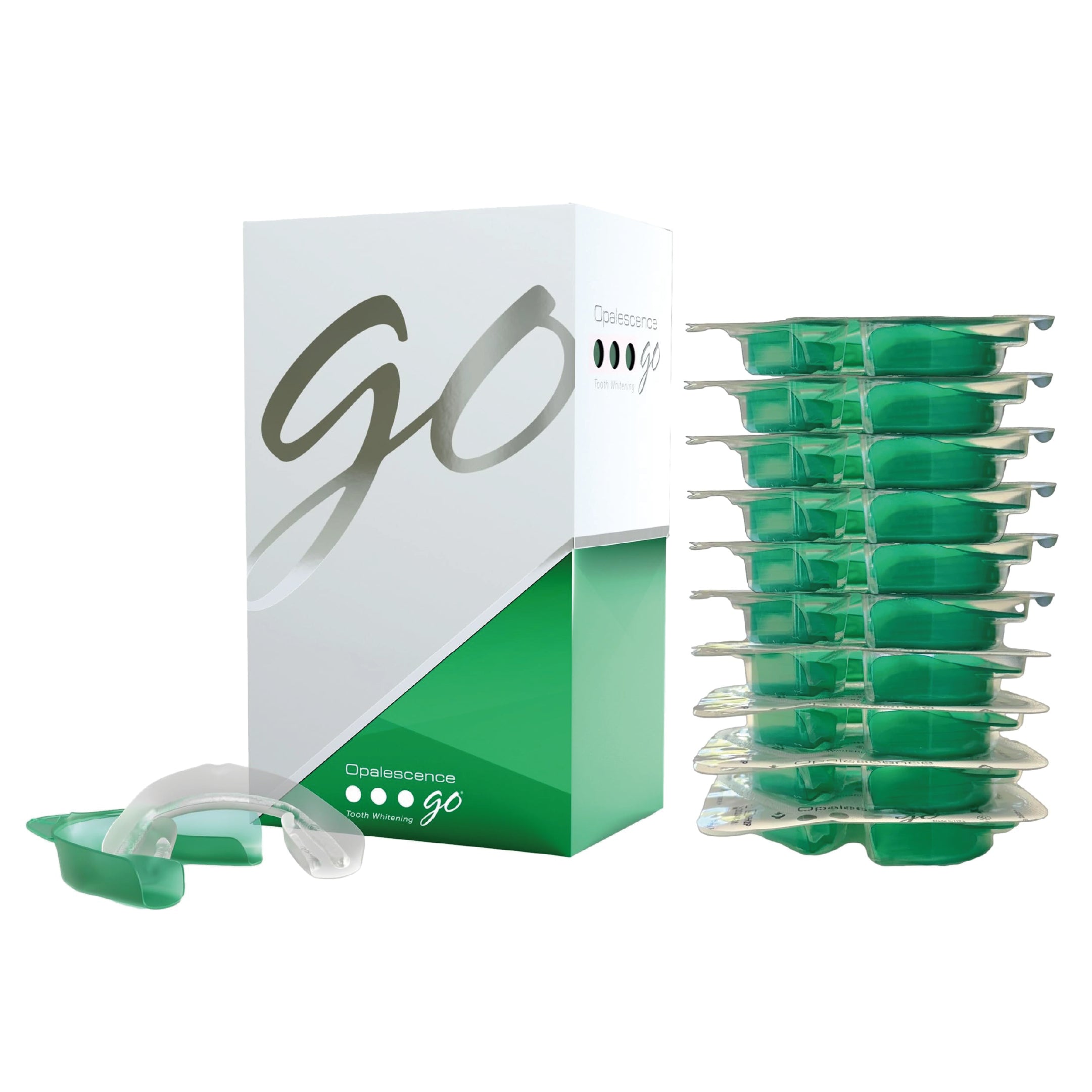 Opalescence Go 6% Menta | Kit 10 Moldeiras completas + Pasta Opalescen ...